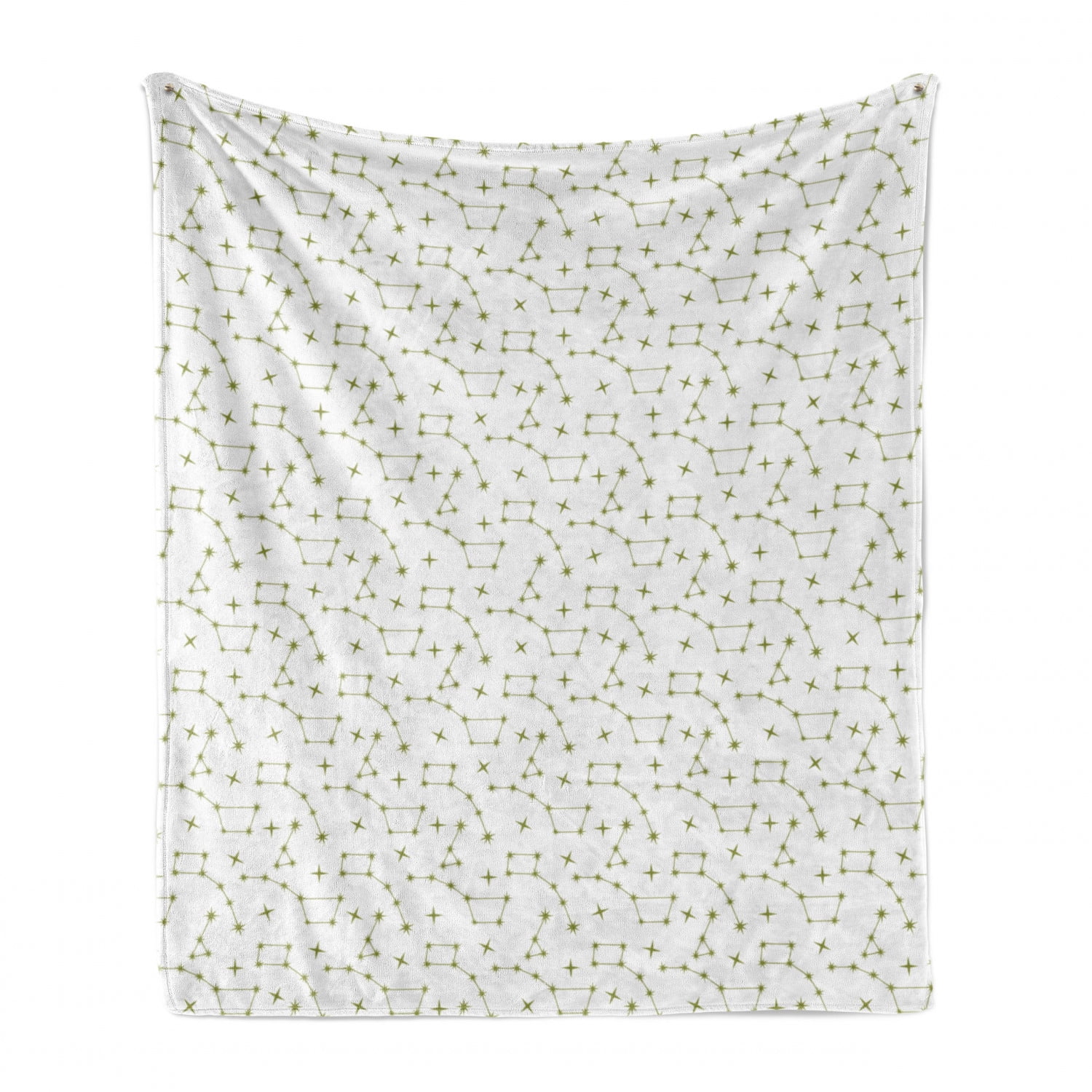 Constellation Soft Flannel Fleece Blanket, Continuous Astronomy Themed ...
