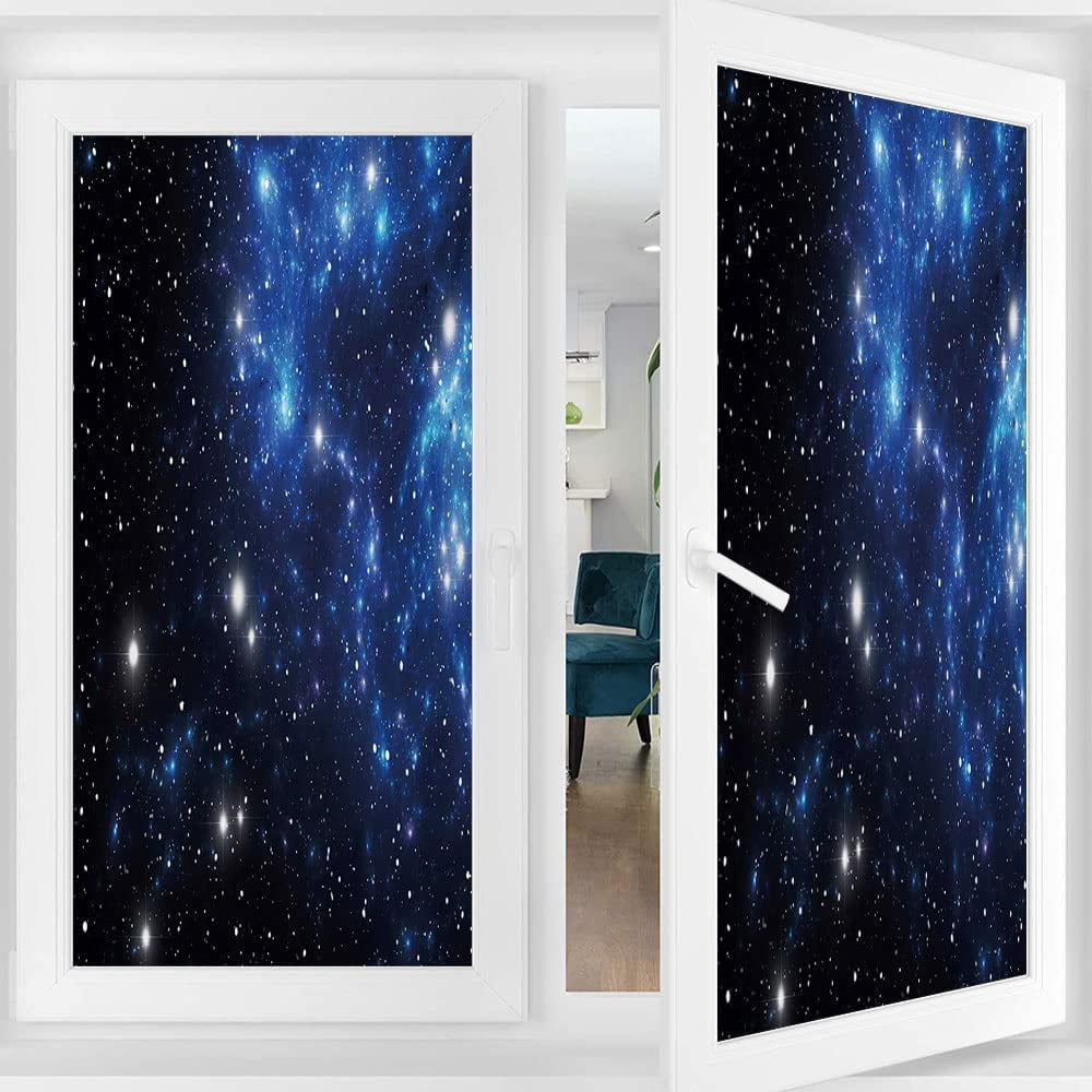 Constellation Static Window Film, Outer Space Star Nebula Astral ...