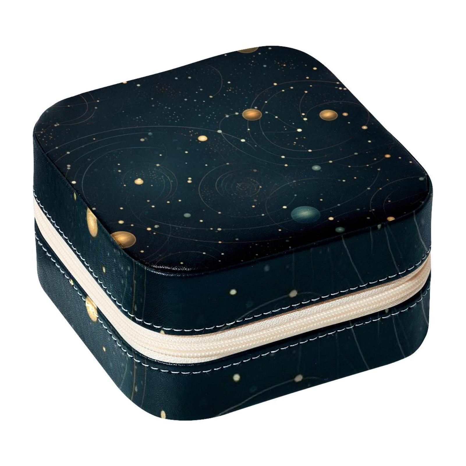 Constellation Travel Portable Square Jewelry Box Earring Necklace ...