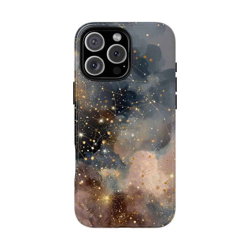 Constellations Clouds Dreamy White Blue Sky Artistic Phone Case with ...