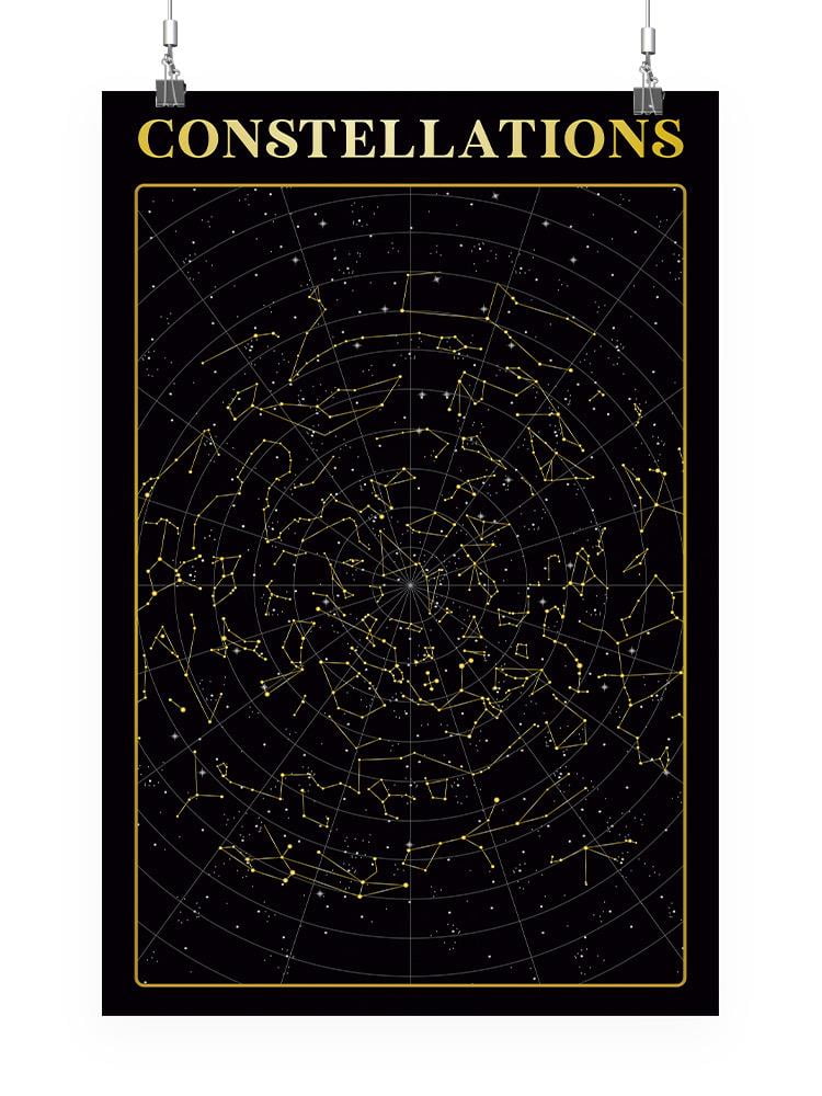 Constellations Map Poster Poster - Smartprints Designs, - Walmart.com