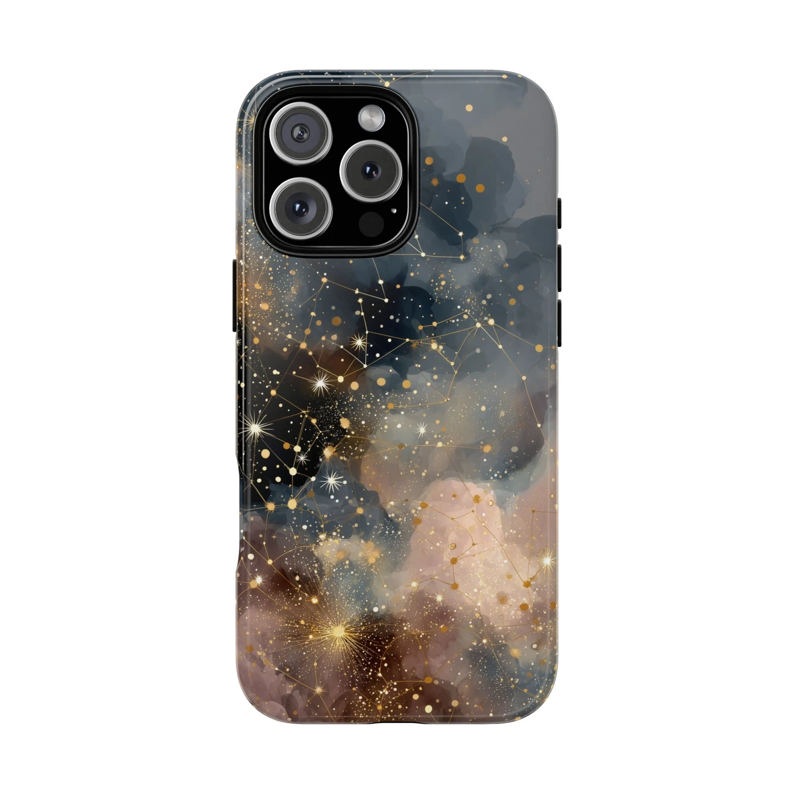 Constellations Star Clouds Artwork Phone Case for iPhone 17 to 11 Pro ...