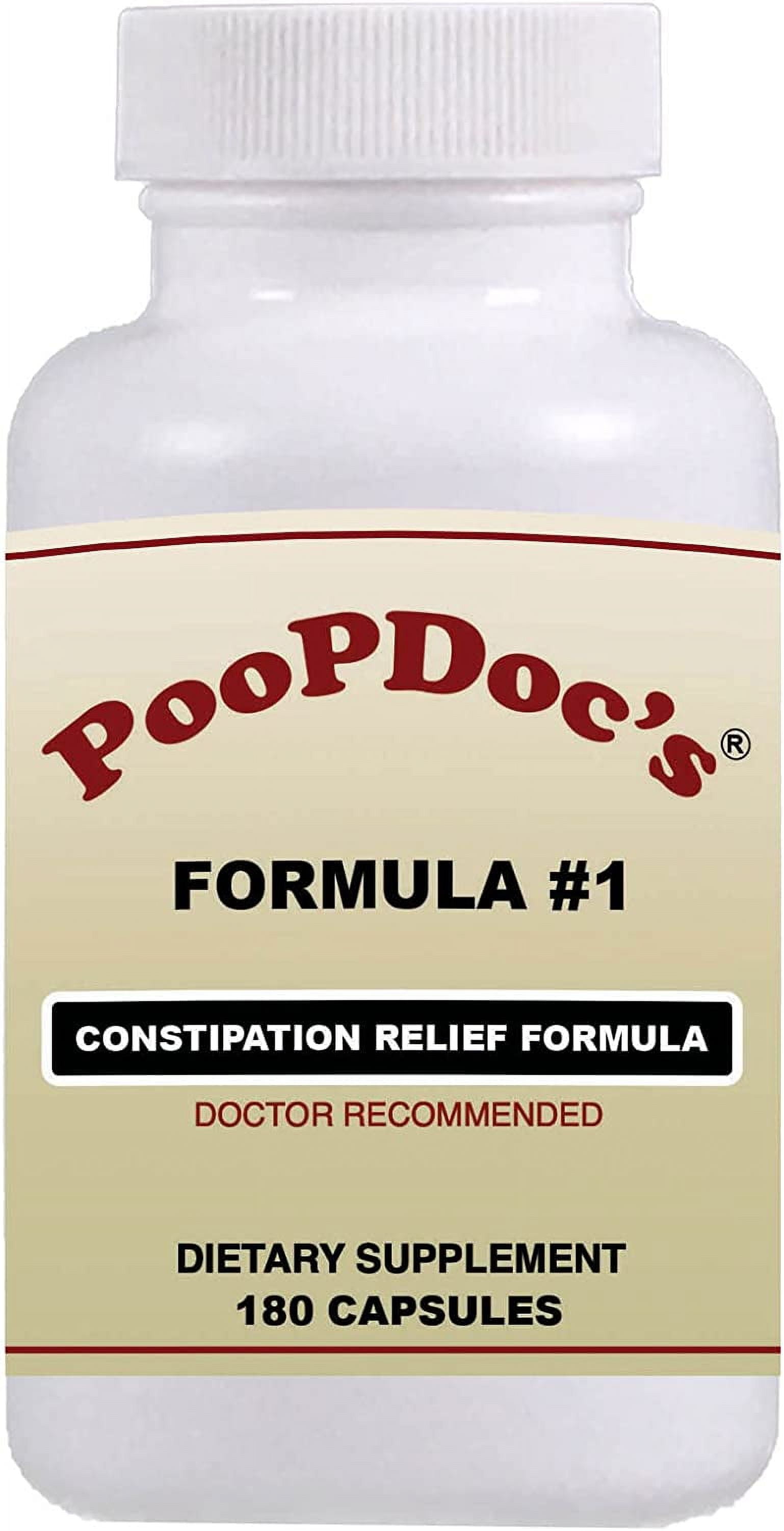 Constipation Relief Formula #1 (Large Bottle - 180 Cap) - Walmart.com