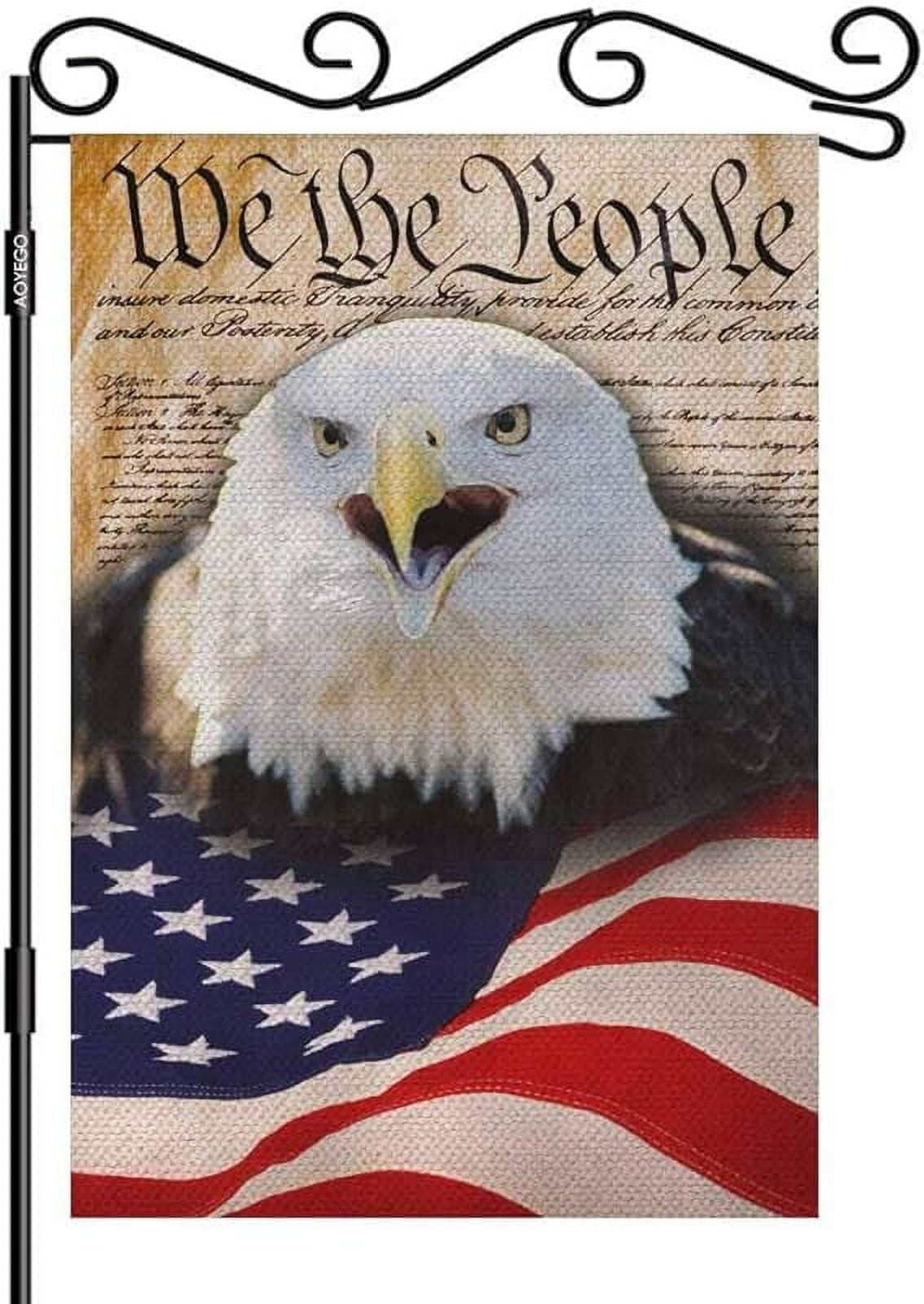Constitution- of America Garden Yard Flag 12"x 18" Double -Sided ...