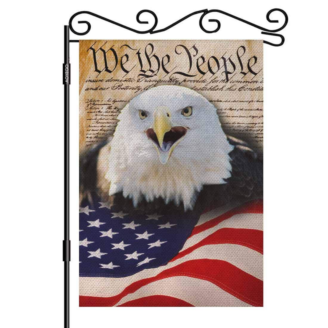 Constitution of America Garden Yard Flag Double Sided Polyester We The ...