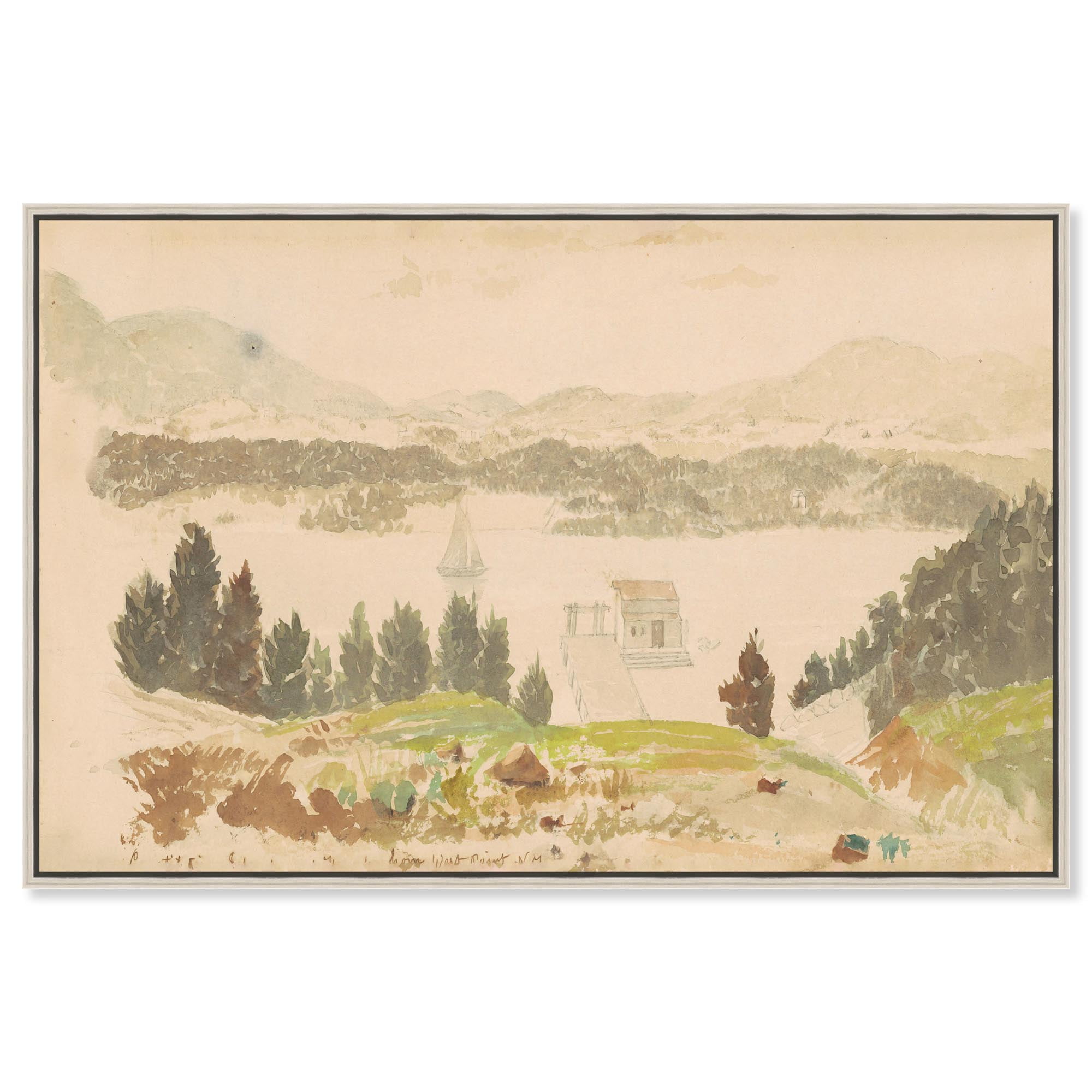 Constitution Island and Foundry from West Point Canvas Classic ...