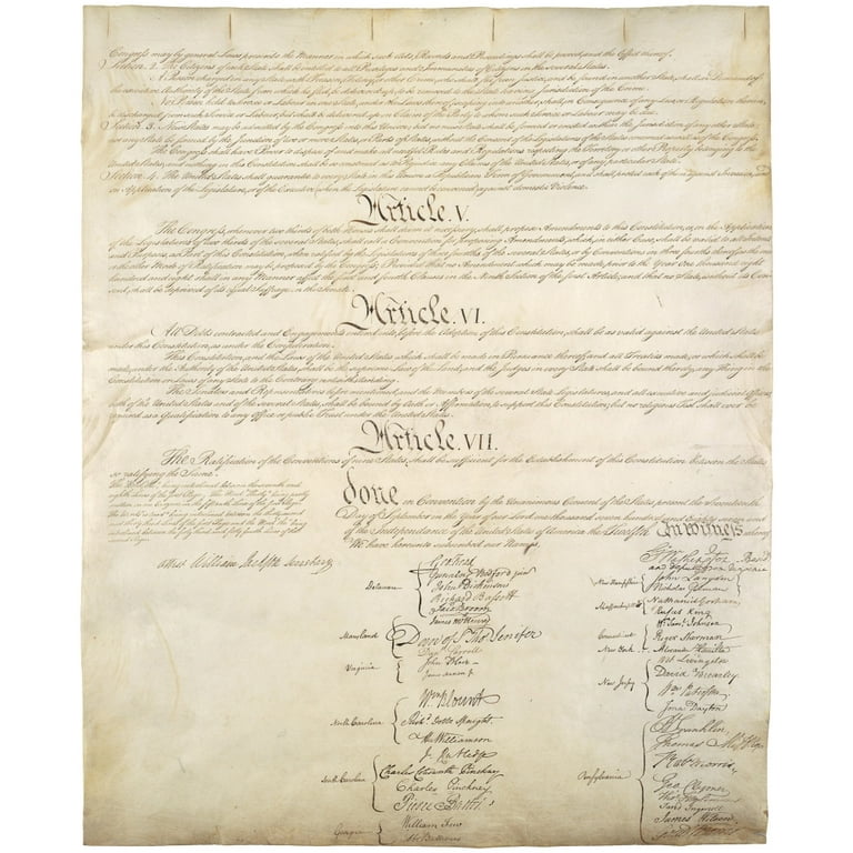 Constitution Signature Page