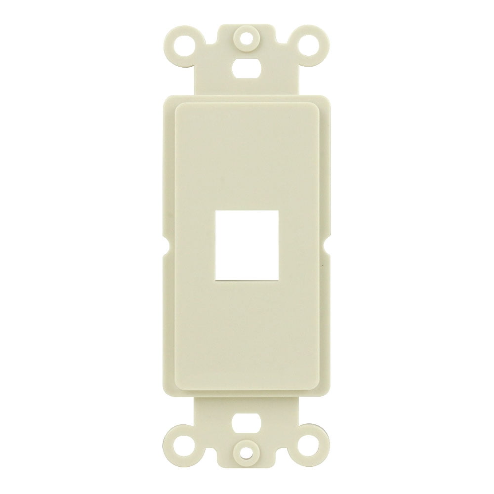 Construct Pro 1-Port Single Gang Keystone Decora Style Insert Strap ...