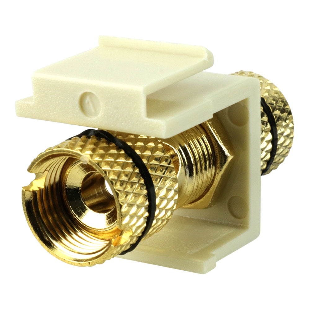 Construct Pro Gold-Plated Speaker Binding Post Keystone Insert (Light ...