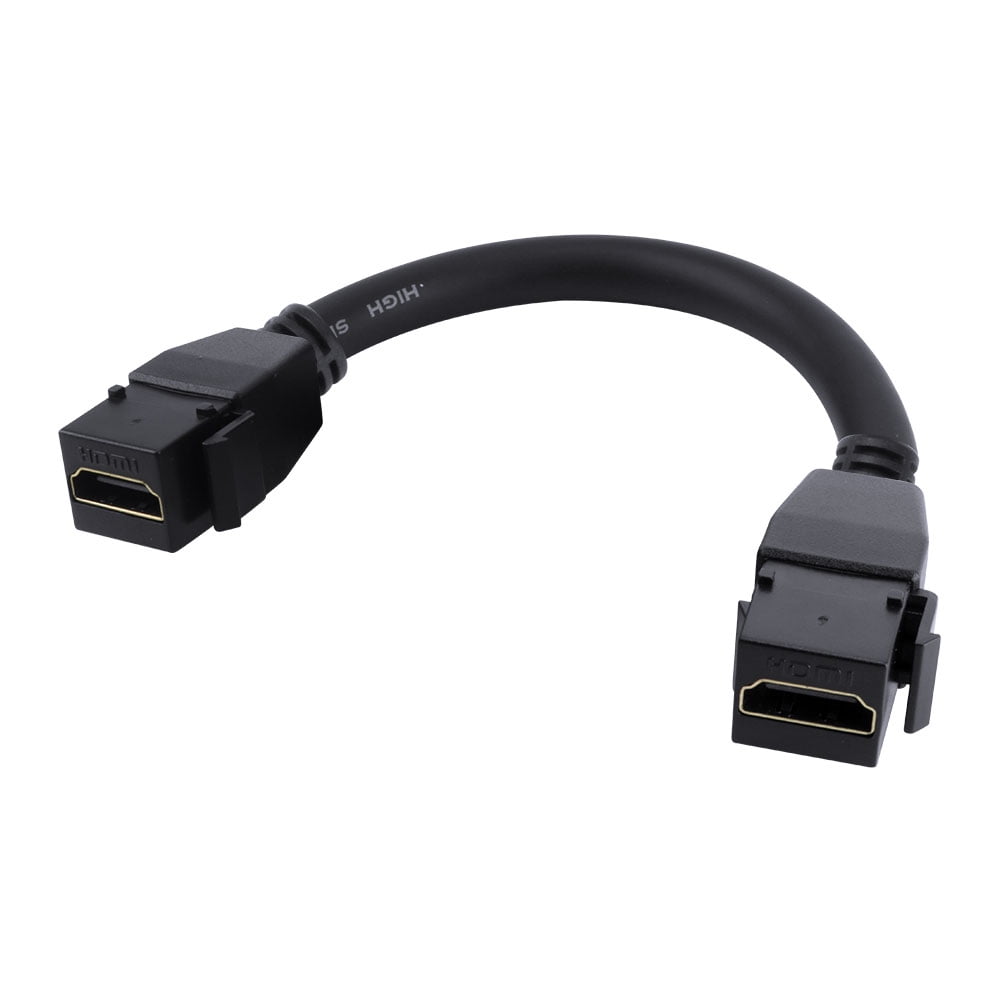 Construct Pro Keystone HDMI Female to HDMI Female Connector Insert (5-1 ...