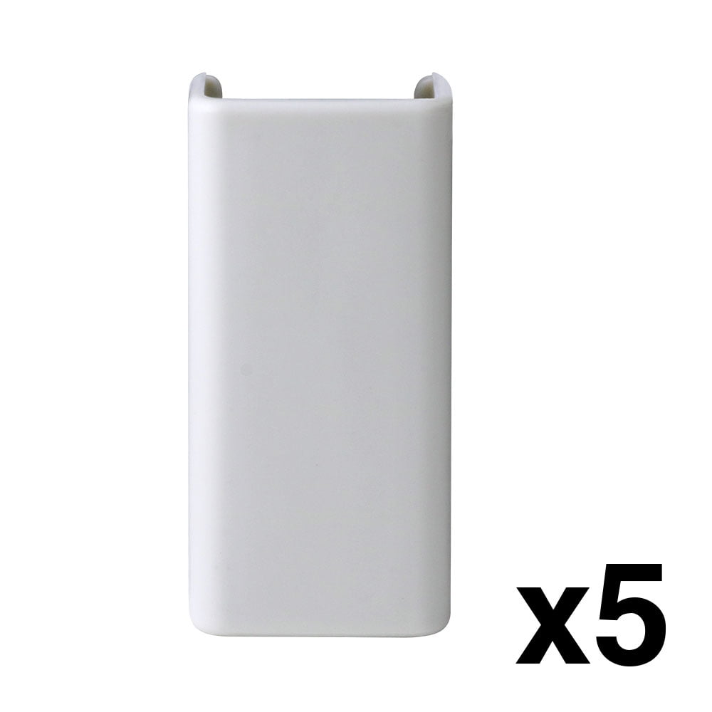 Construct Pro Raceway Cable Cover Couplers (5-Pack, .87-inch, White ...