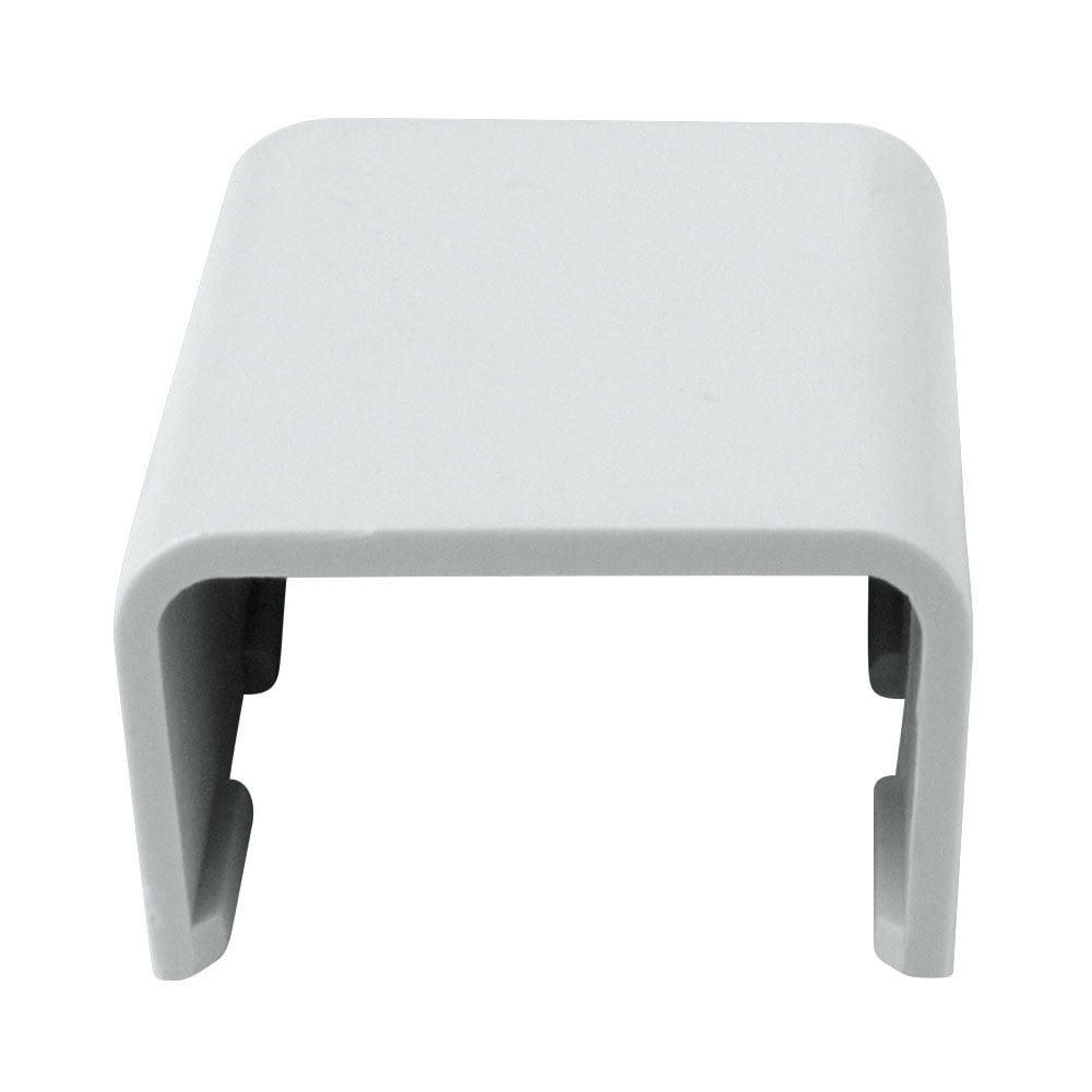Construct Pro Raceway Cable Cover End Caps (5-Pack, 1.38-inch, White ...