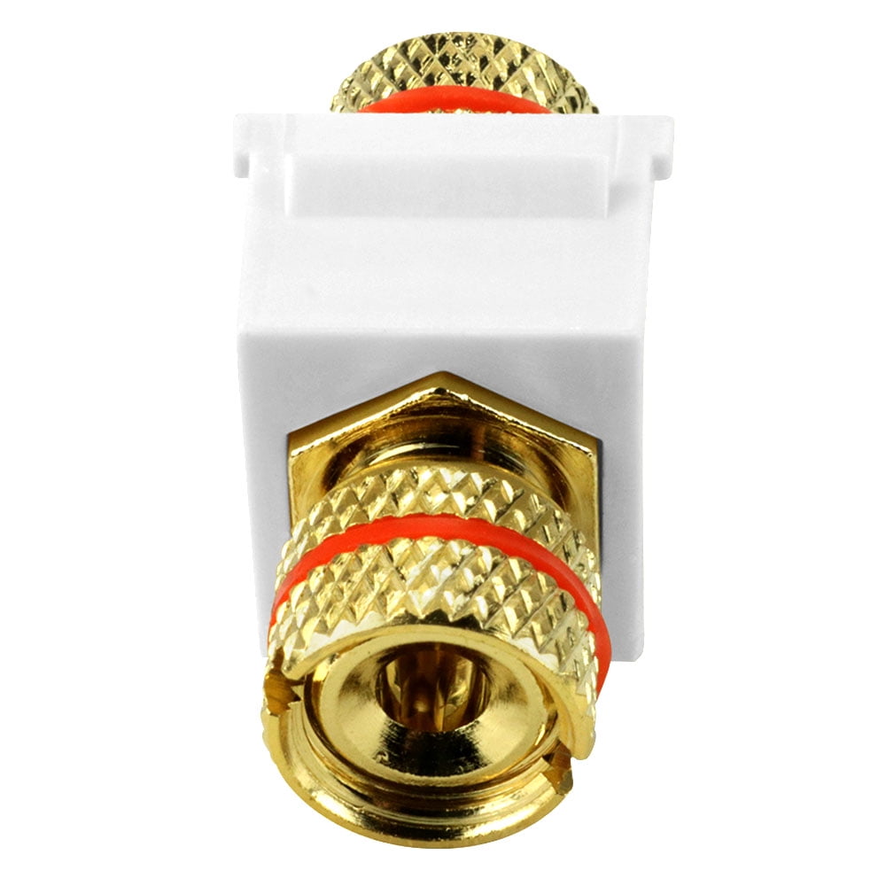 Construct Pro Speaker Binding Post Insert (White, Red Band ...