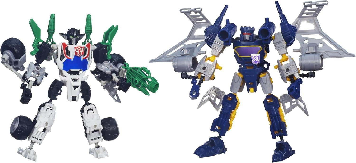 Constructa-Bot Action Figure Playset, 2-Pack - Walmart.com