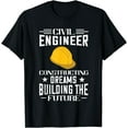 Constructing Dreams Bridges Construction Civil Engineer T-Shirt ...