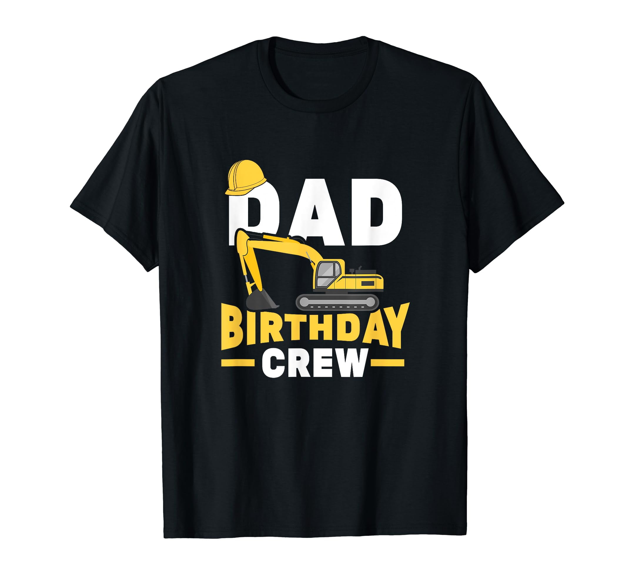 Construction Birthday Party Digger Dad Birthday Crew T-Shirt - Walmart.com