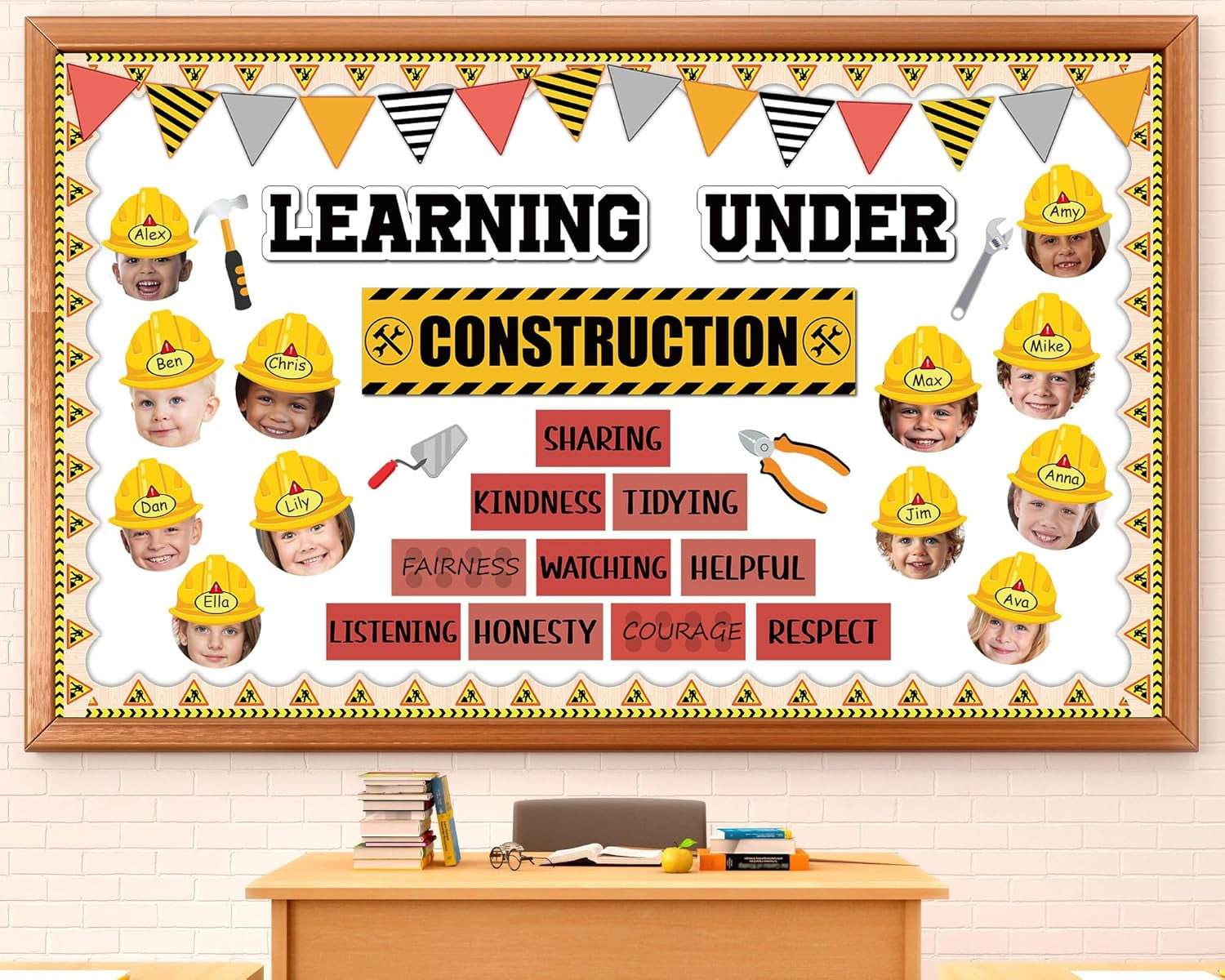 Construction Bulletin Board Decorations Learning Under Construction ...