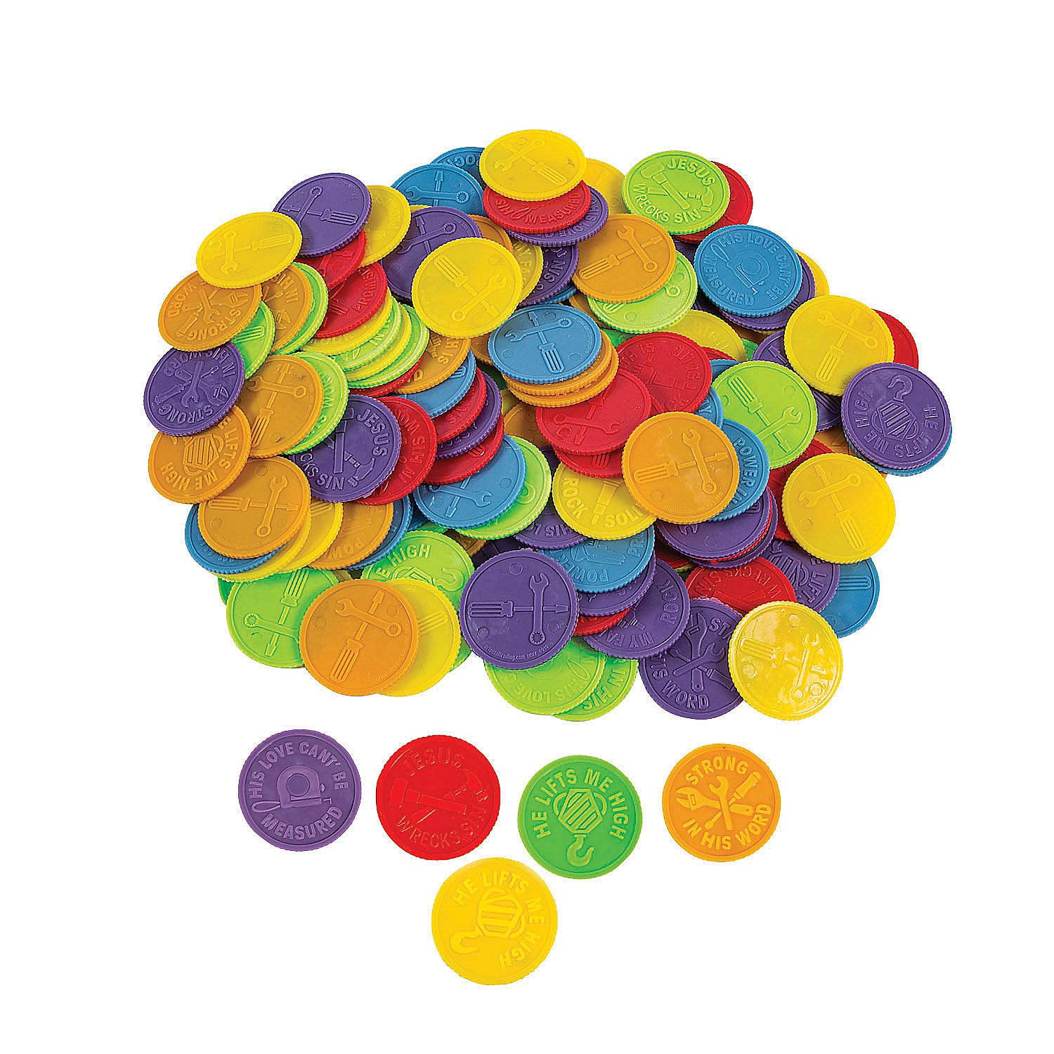 Construction Coins - Building-Themed Toys, Vbs Vacation Bible School ...