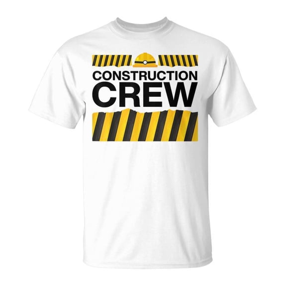 Construction Crew And Highway Worker Party Group Matching TShirt ...