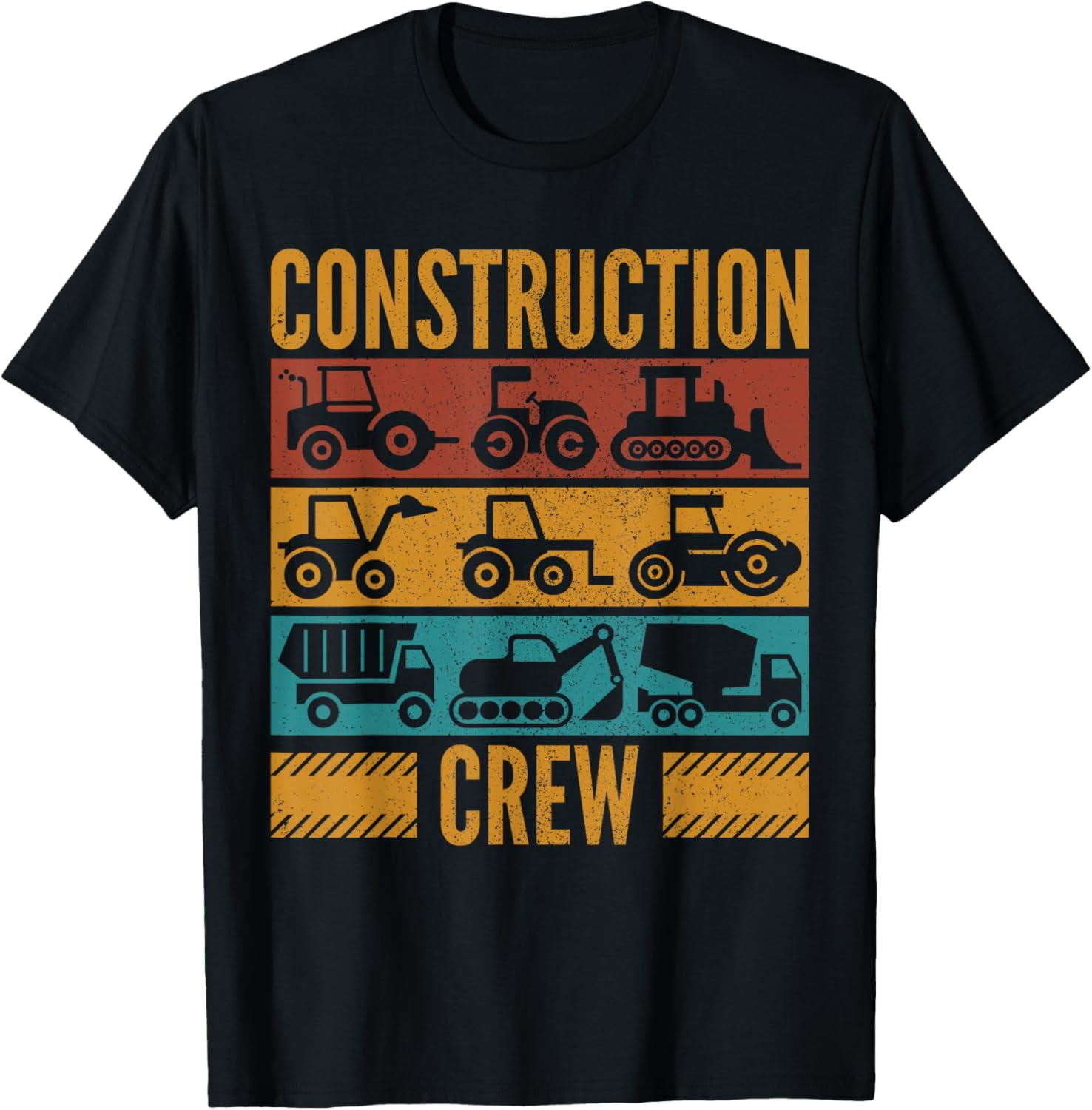 t-shirt Construction Crew Funny Construction Worker Costume Birthday T ...