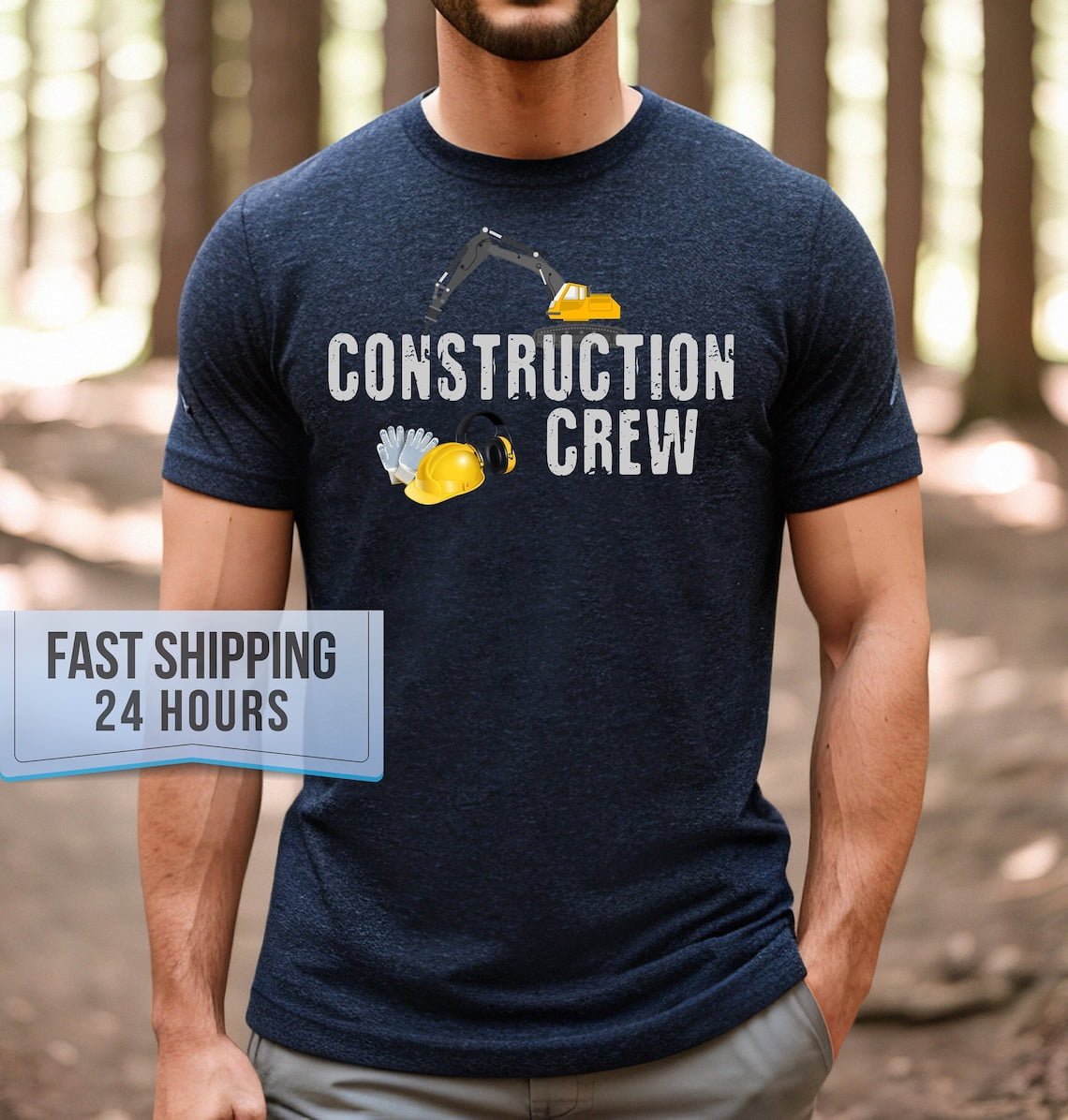 Construction Crew Tshirt, Dad, Construction Birthday Party, Contractor ...