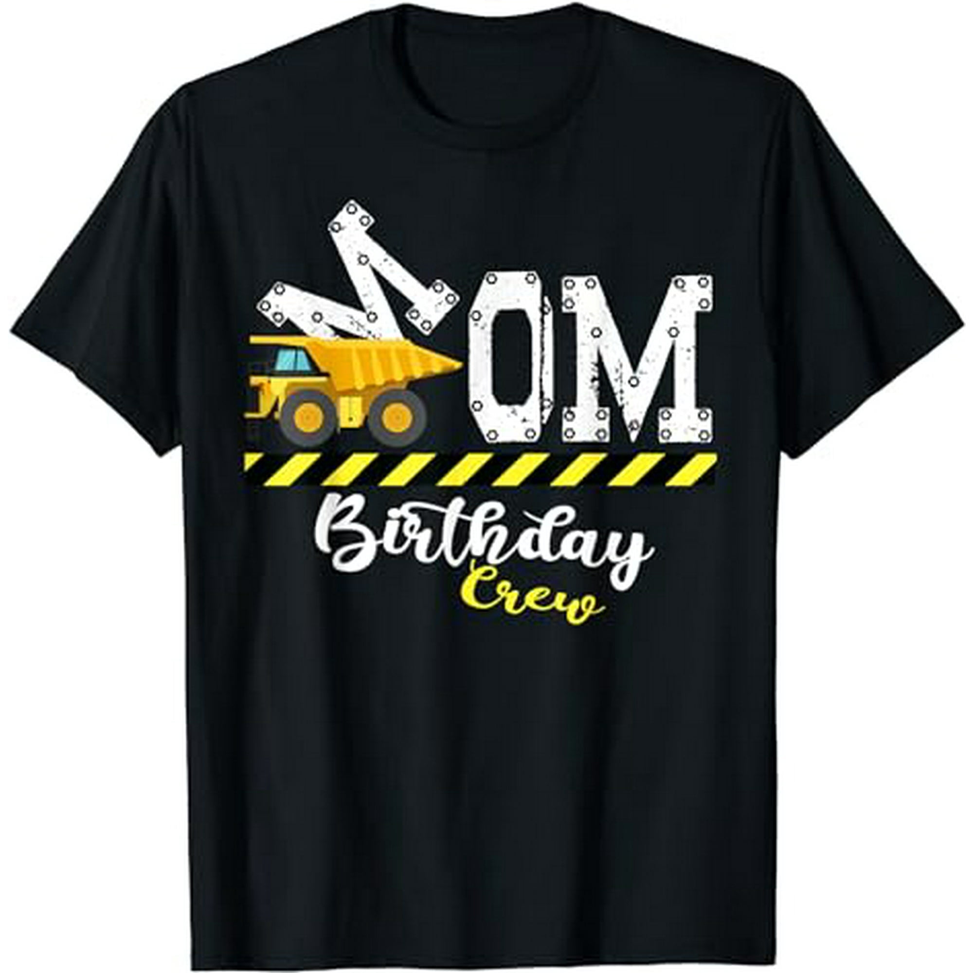 Construction Dump Truck Birthday Crew Mom Women Short Sleeve Tee ...