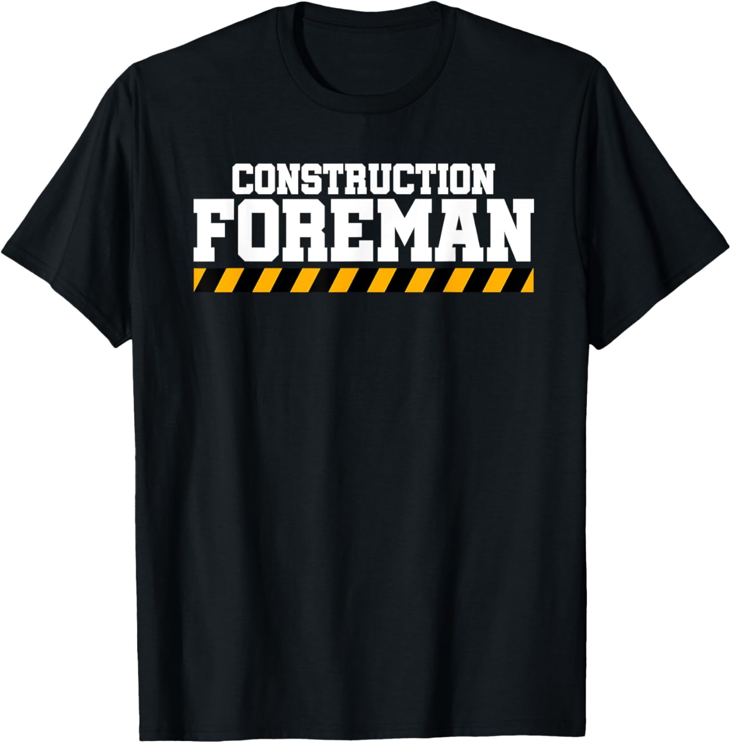 Construction Foreman Safety T-Shirts for Crew Workers T-Shirt - Walmart.com