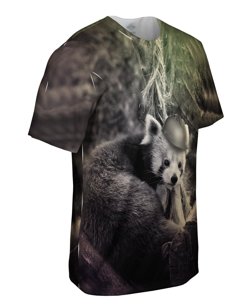 Construction Hat Red Panda Mens T-Shirt All Over Print - Walmart.com