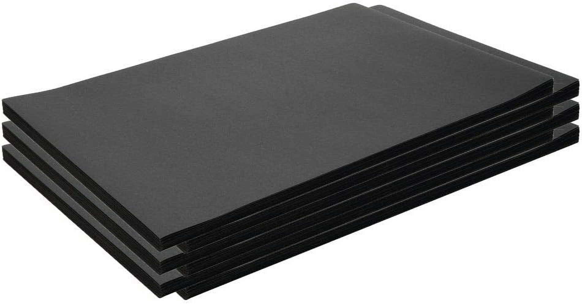 Construction Paper,Black,12 inches x 18 inches,500 Sheets,Heavyweight Construction Paper,Crafts ...