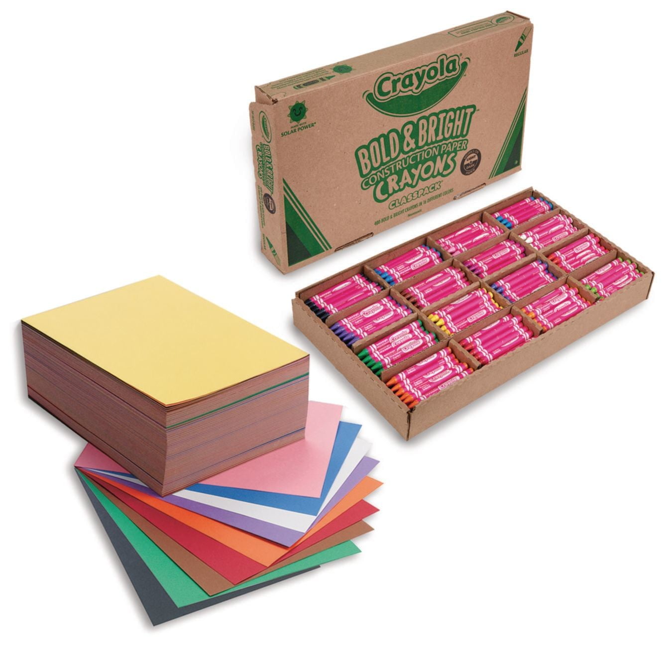 Construction Paper Coloring Easy Pack - Walmart.com