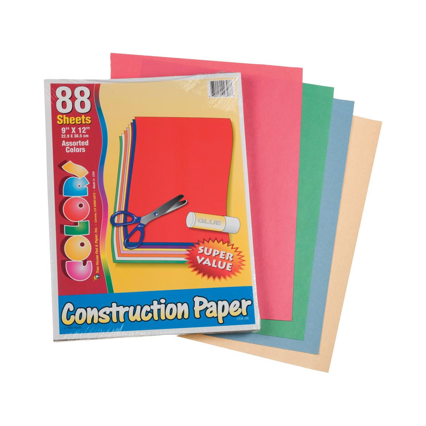 Construction Paper Pack 9X12 90Pk - Walmart.com