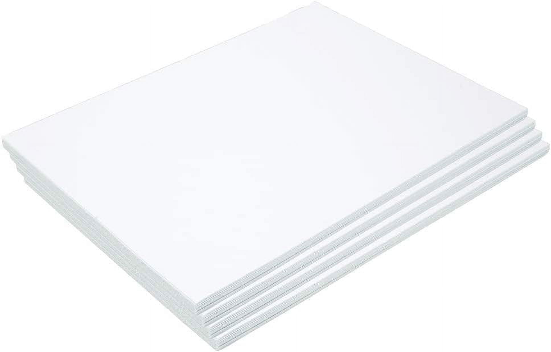 Construction Paper, White, 9 inches x 12 inches, 500 Sheets ...