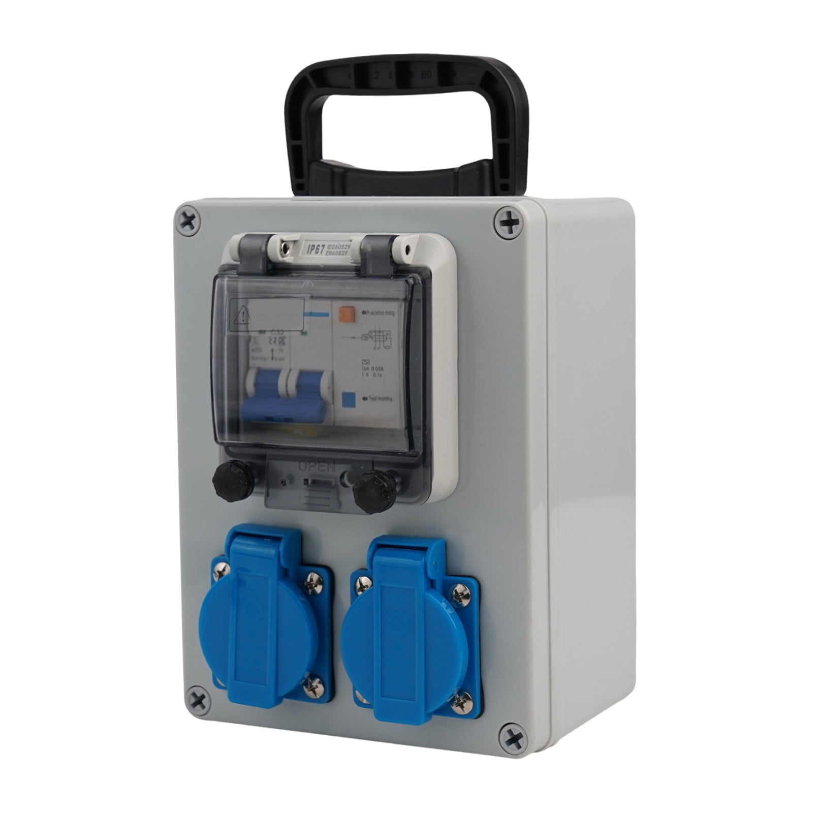 Construction Power Distributor Wall Power Distributor With Switch 16 A ...