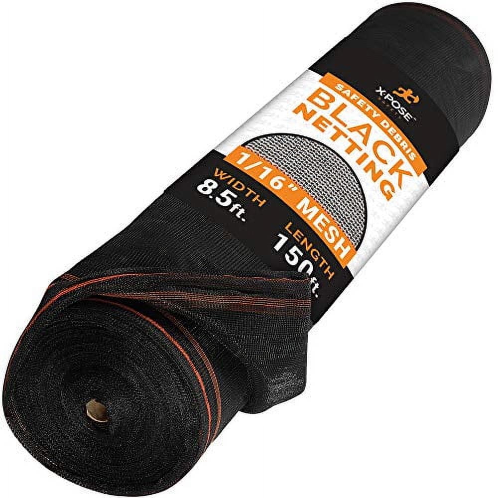 Construction Safety Debris Netting - 150 Ft Temporary Material Roll, 1/ ...
