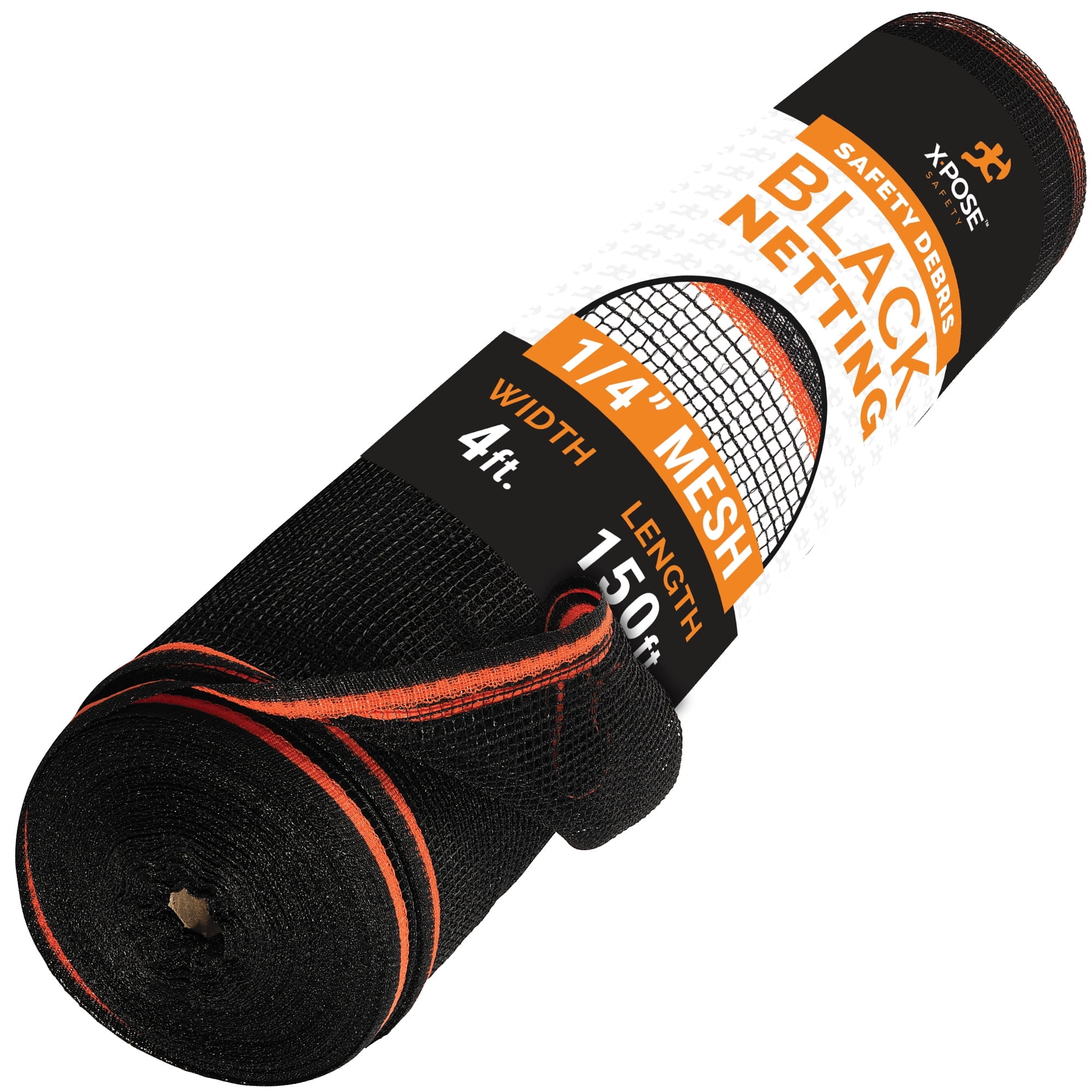 Construction Safety Debris Netting - 150 Ft Temporary Material Roll, 1/ ...