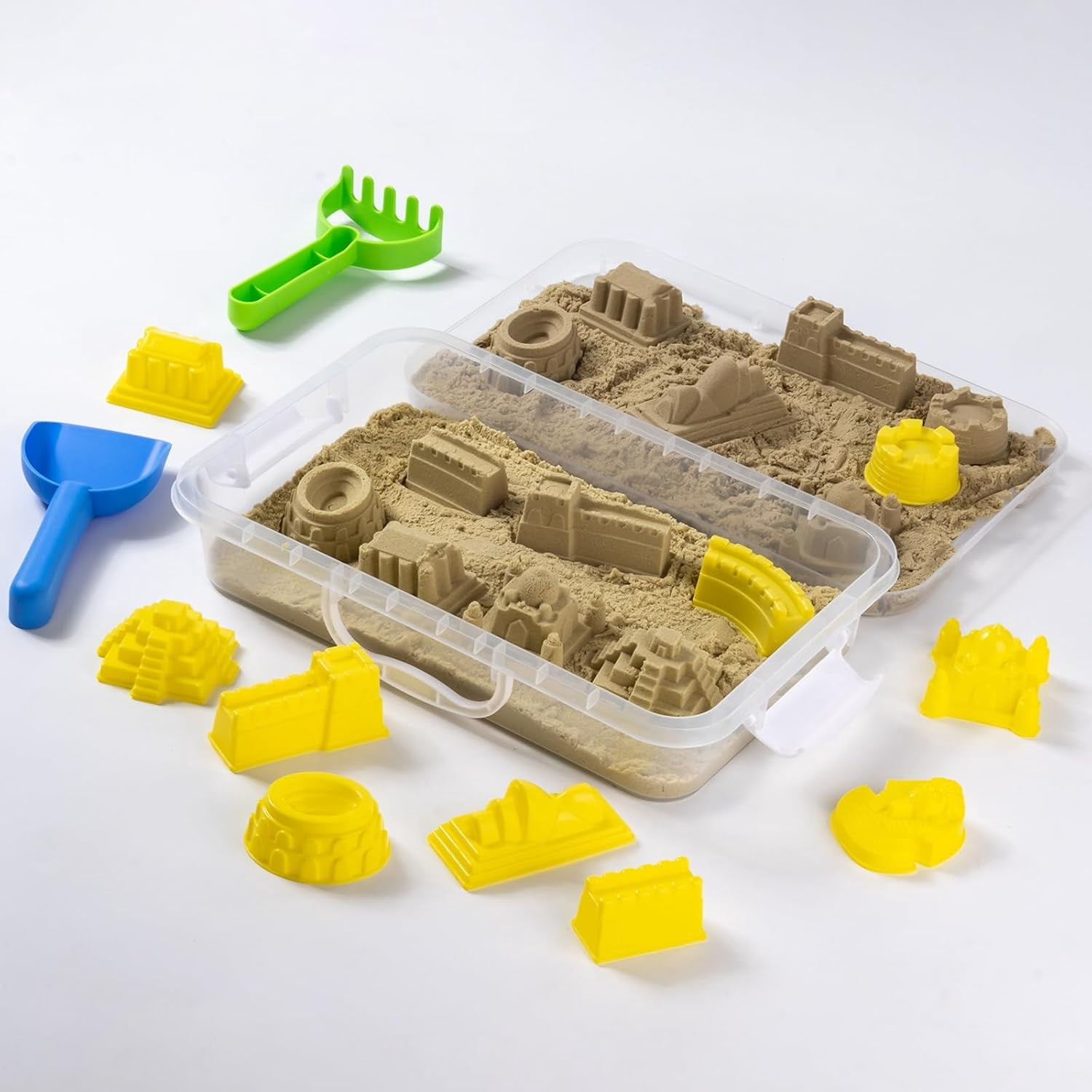 Construction Sensory Bin – World Landmarks Sensory Sand Box, Light Box ...