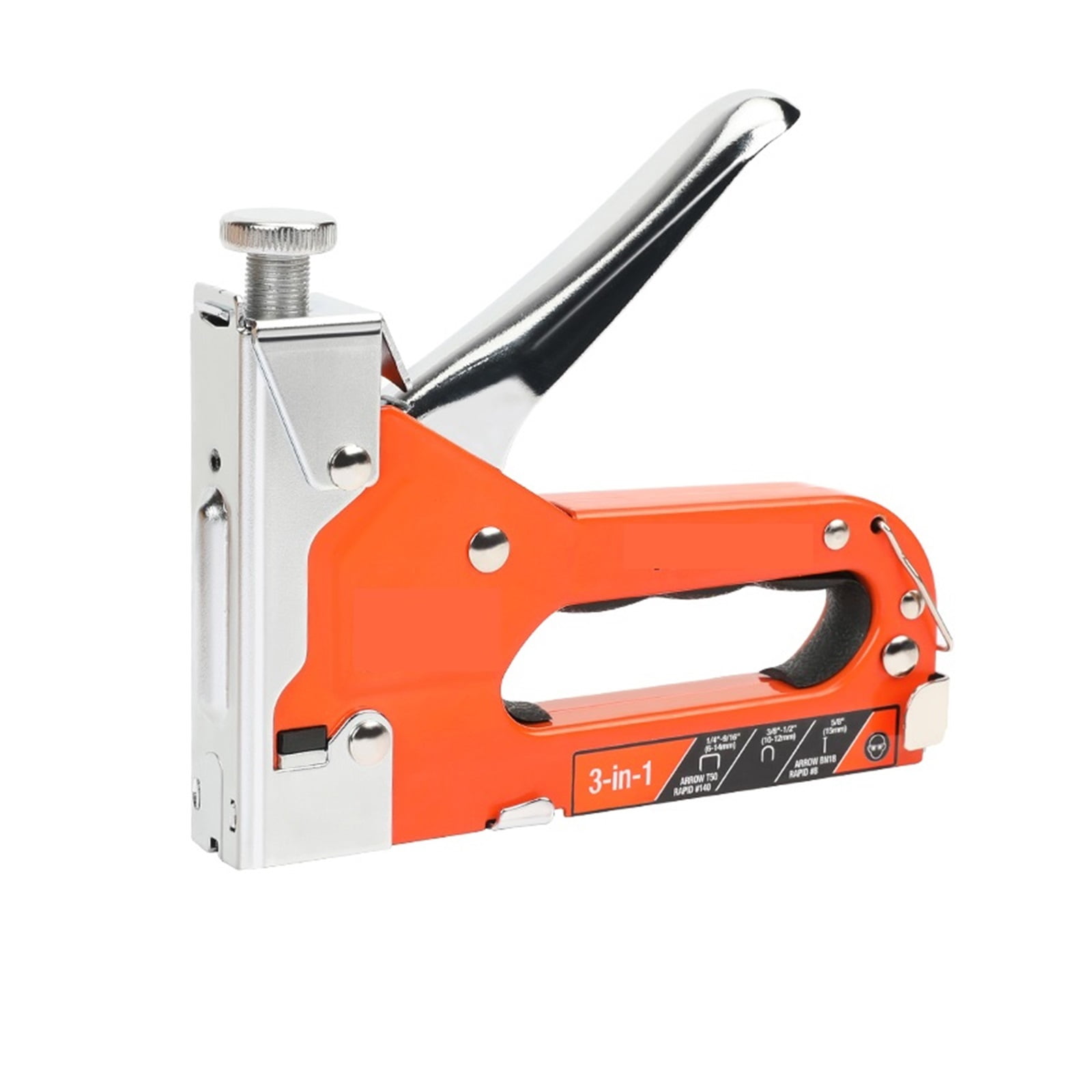 Construction Stapler Heavy Duty 3-in-1 Manual Nail Gun With 3000 ...