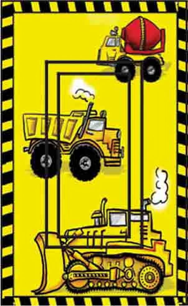 Construction Trucks Single Rocker SwitchStix Peel and Stick Art Deco ...