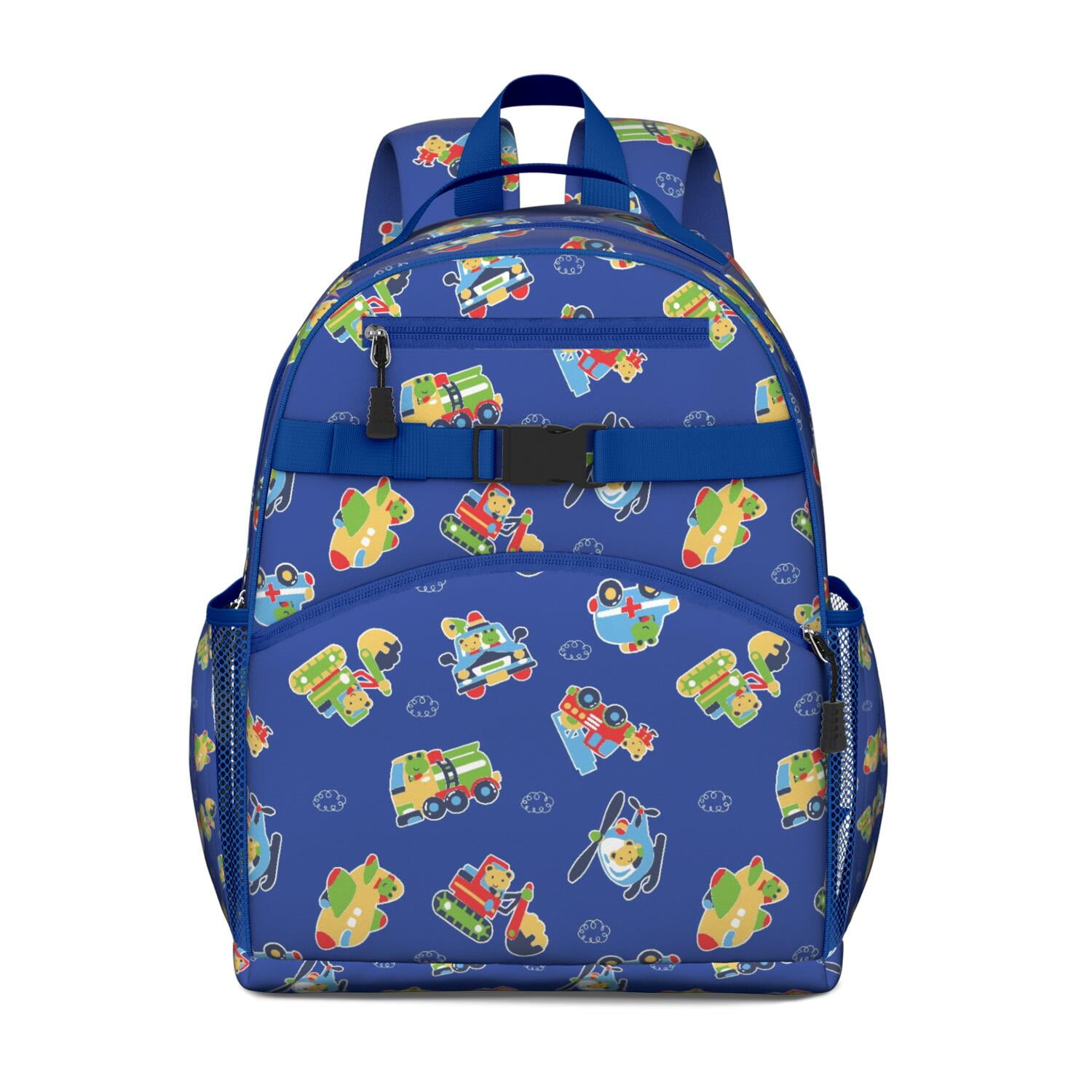 Construction Vehicle Toddler Backpack Spacious Adjustable Shoulder ...