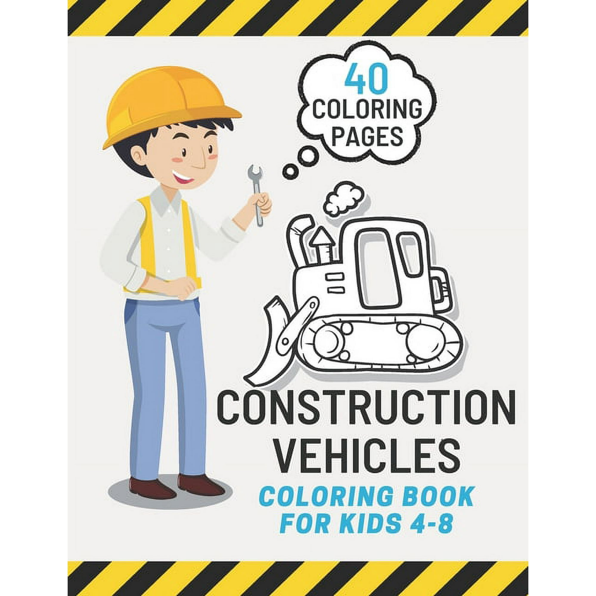Construction Hat Coloring Pages