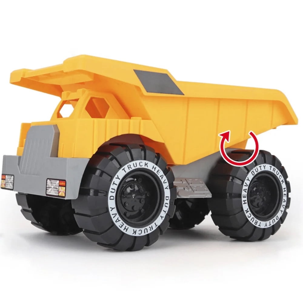 Construction Vehicles Toy Set, ABS Plastic Dump Truck Bulldozer ...