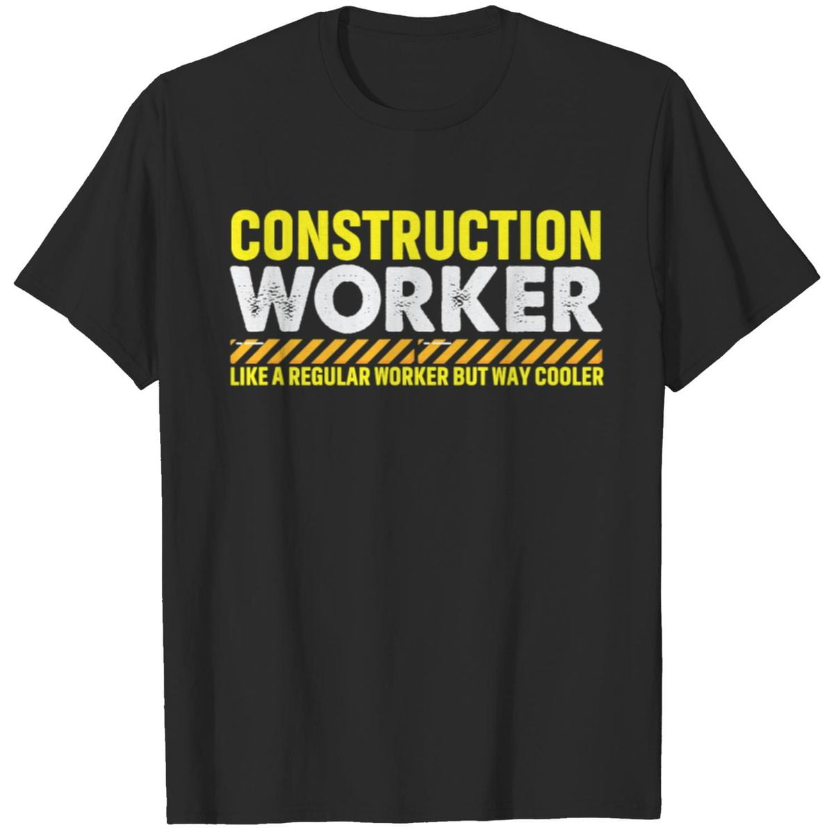 Construction Worker Cool Job Pride Graphic Tee for Builders and ...