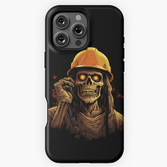 Construction Worker Costume Phone Case for iPhone 16 15 14 13 12 11 Pro ...