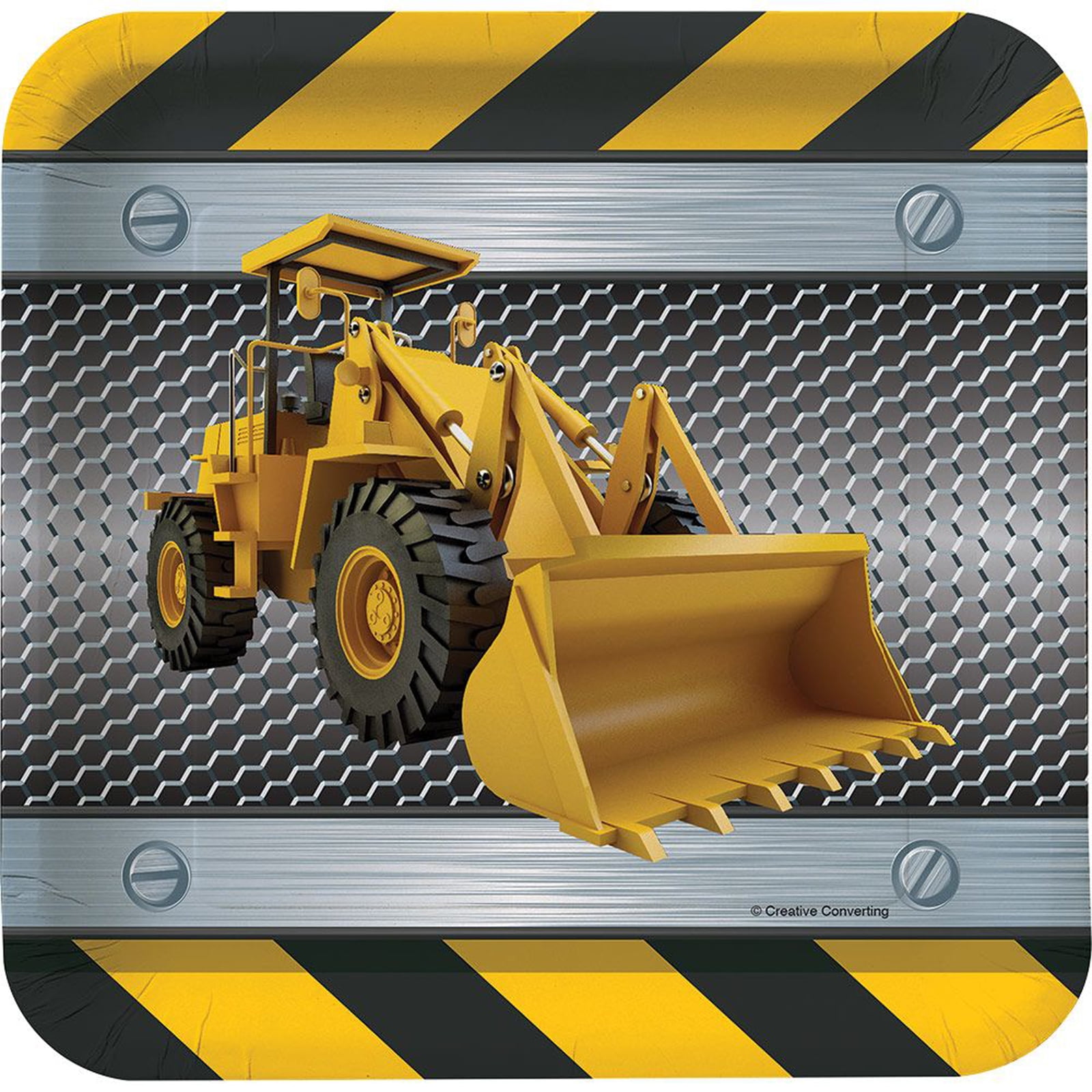 Construction Zone Cake Plates 7" (8 Count) - Walmart.com