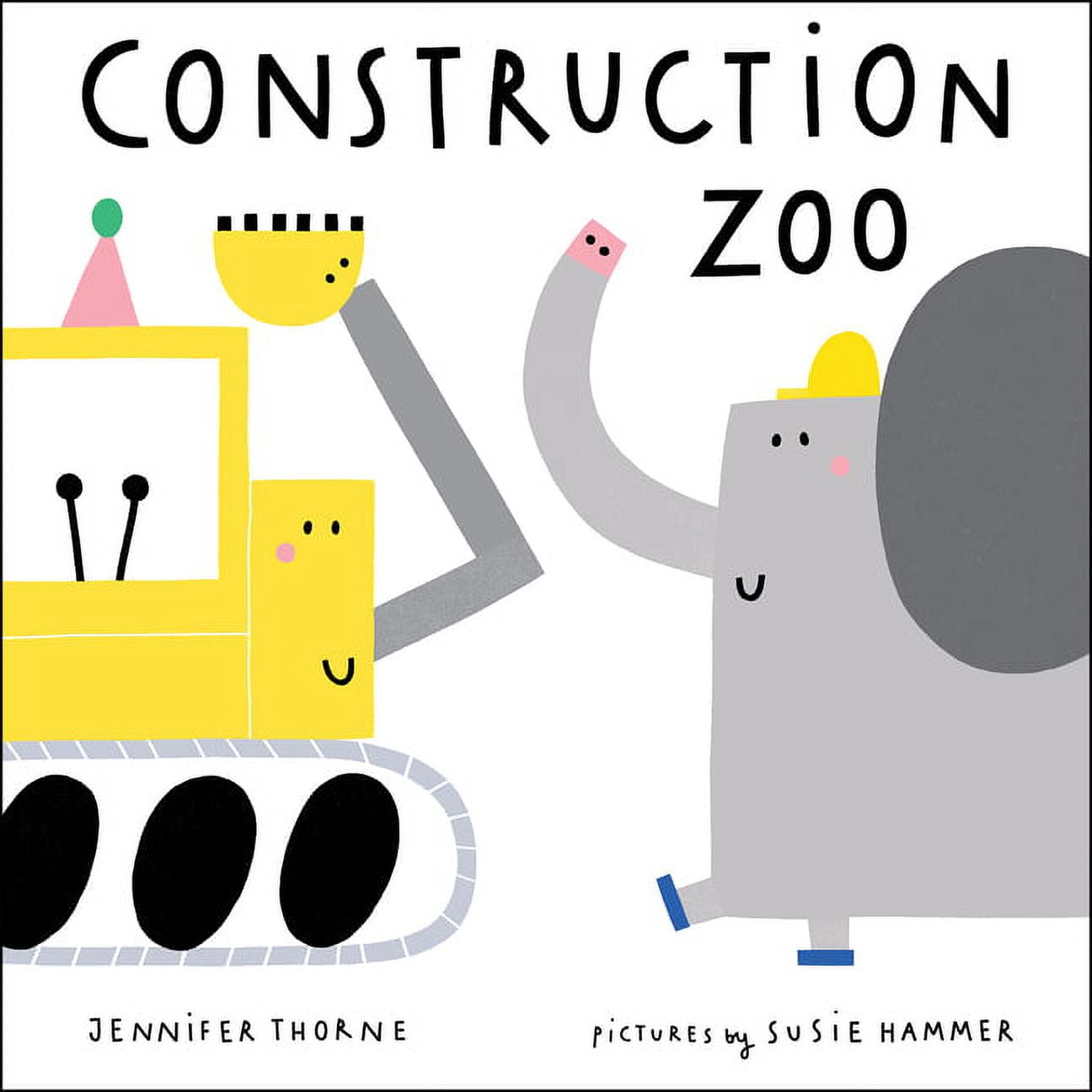 Construction Zoo, (Board Book) - Walmart.com