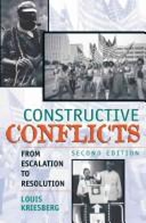 Pre-Owned Constructive Conflicts : From Escalation to Resolution (Hardcover) 9780742520455 ...