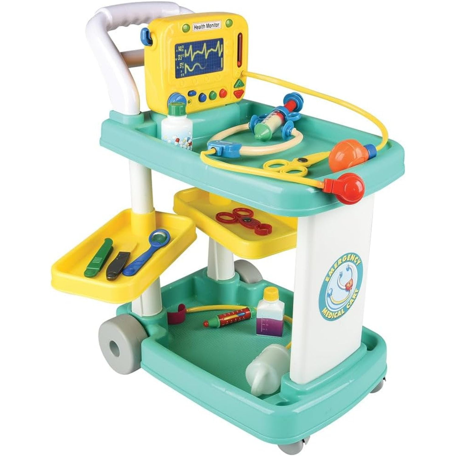 Constructive Playthings Deluxe Doctor Kit for Toddlers 3-5, Pretend ...