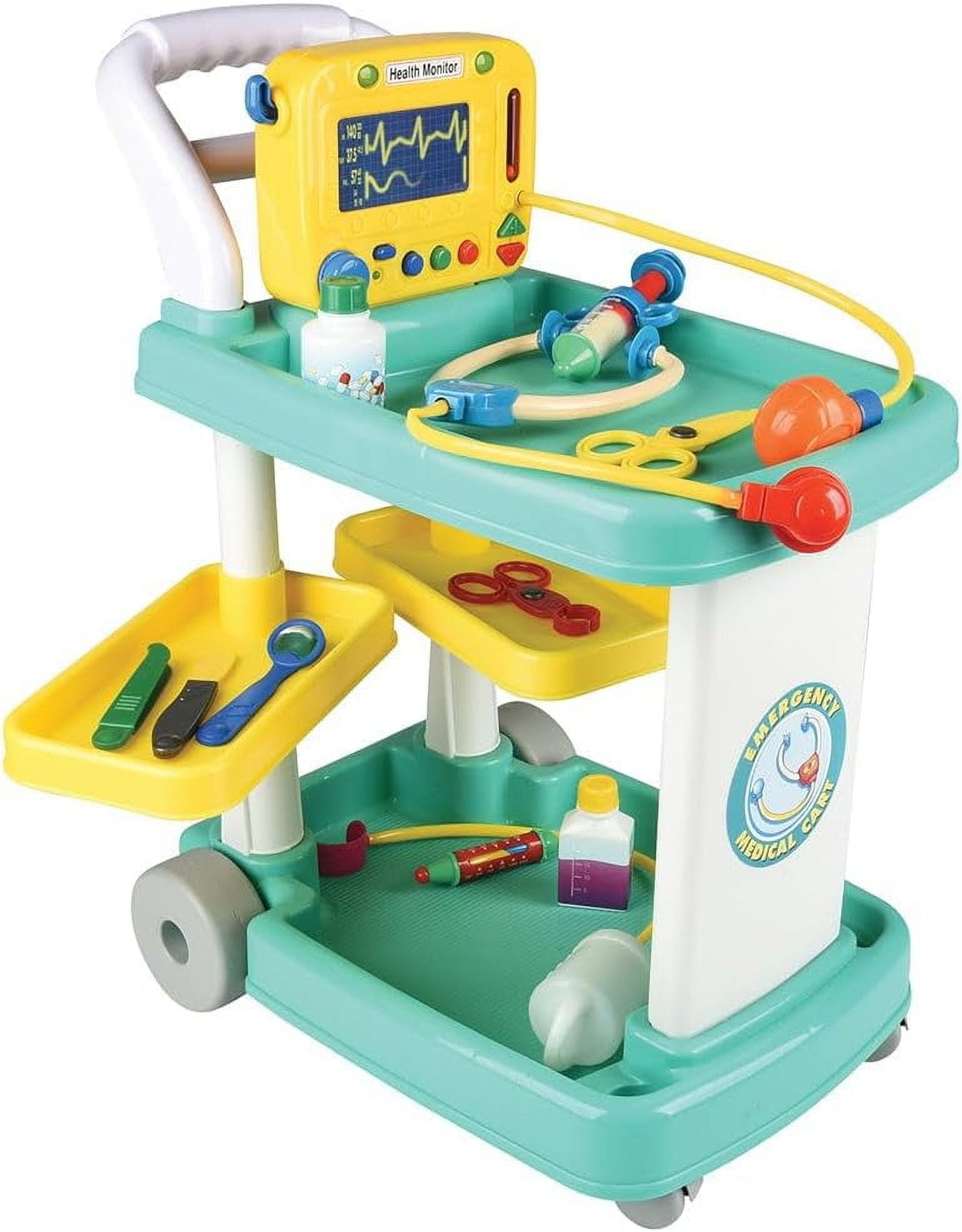 Constructive Playthings Deluxe Doctor Kit for Toddlers 3-5, Pretend ...