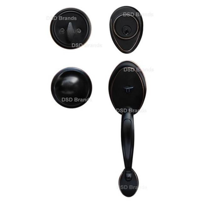 Constructor Comfort Key Door Knob Set, Exterior/Interior House Entry ...