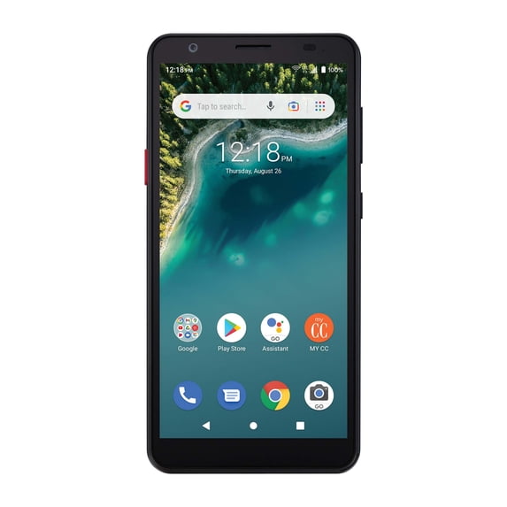 Consumer Cellular Avid 589 Smartphone, 32GB, Gray - 5.45” HD+ Display ...